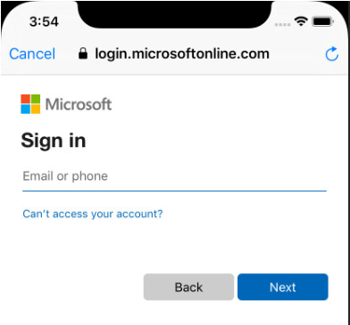 Xamarin.Forms Microsoft Identity AAD login not showing UPN hint with WithLoginHint in iOS[Bug ...