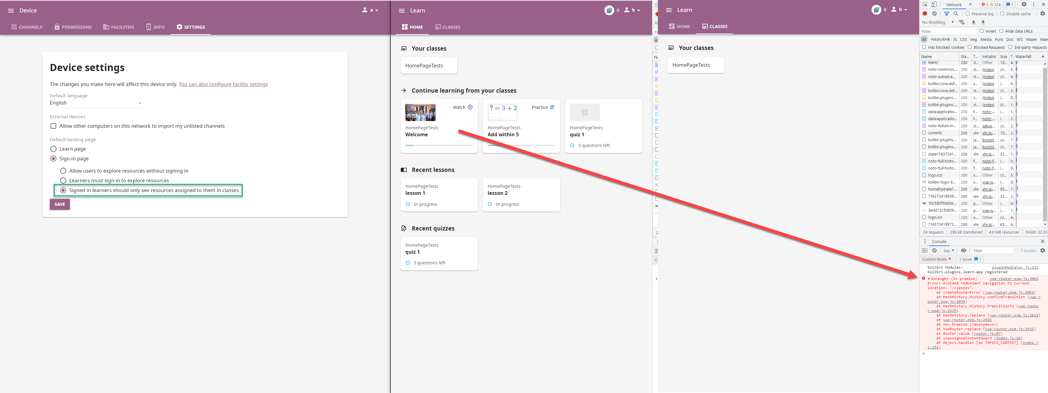 Cannot View Any Assigned Resources If Signed In Learners Should Only See Resources Assigned To