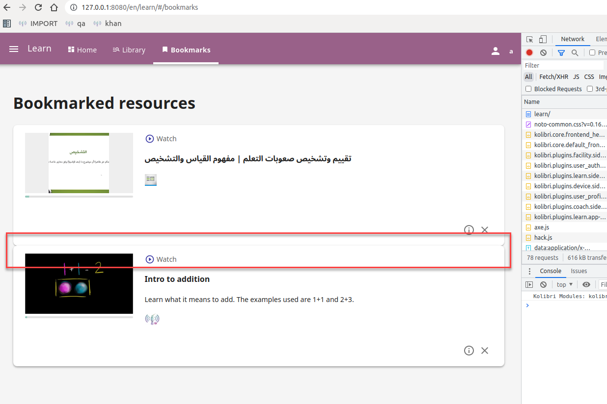 Regressions on Learn UI · Issue #9726 · learningequality/kolibri · GitHub