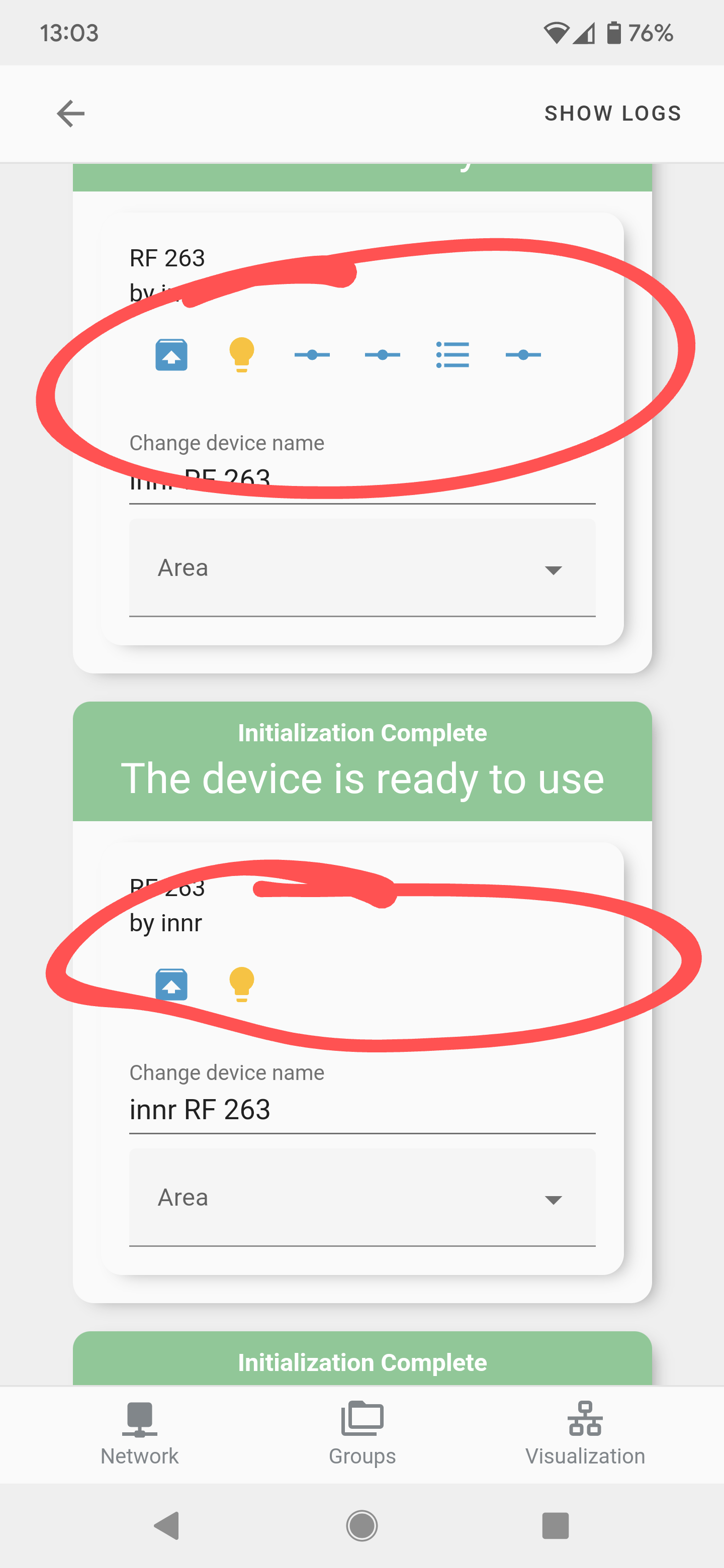 [Device Support Request] Innr RF 263 / RF 264 · Issue #2064 · zigpy/zha-device-handlers · GitHub