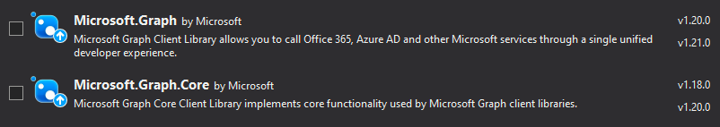 Upgrading from 1.20.0 to 1.21.0 · Issue #631 · microsoftgraph/msgraph ...