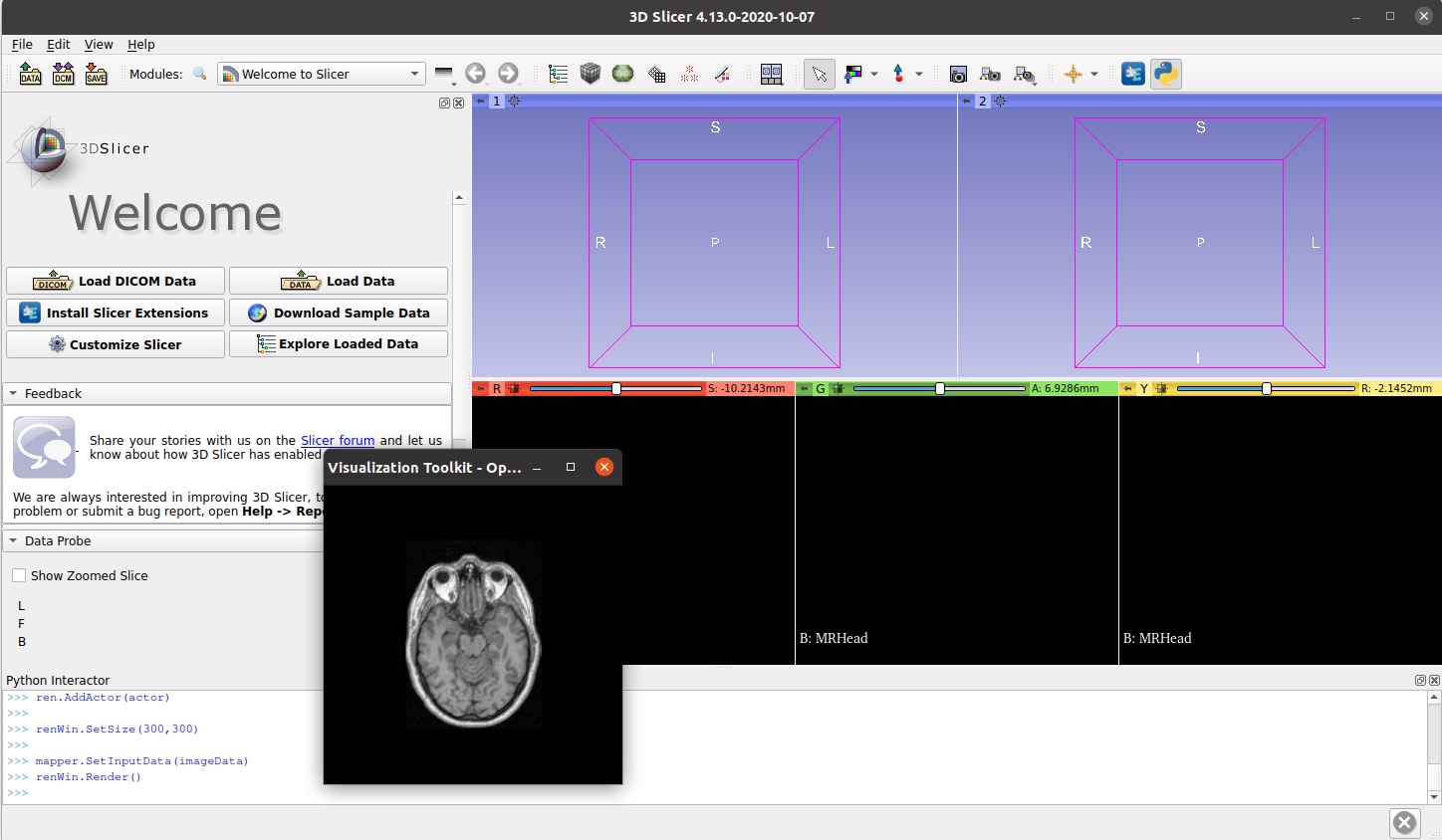VTK 9: Slicer viewer do not show the Slice · Issue #5220 · Slicer/Slicer · GitHub