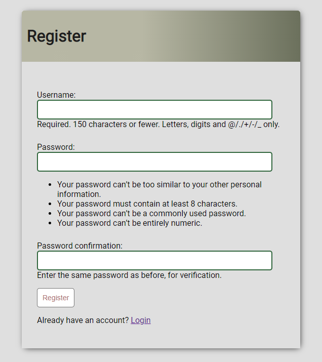 GitHub - CopKH/LoginSystem: First Project of my coding about Django!