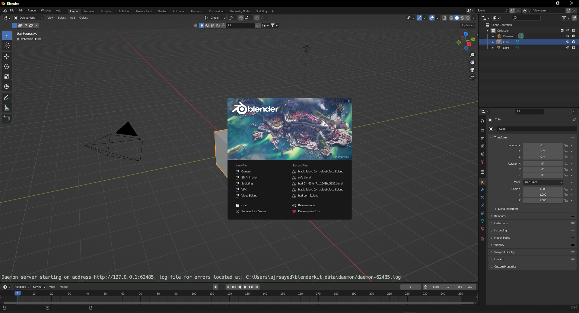 Oserror Errno 10013 Daemon Is Not Running Add On Will Not Work · Issue 307 · Blenderkit 1132