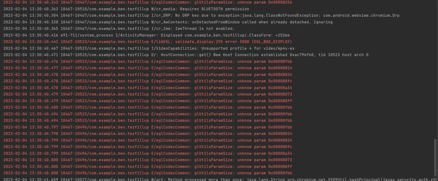 Bugs That Cause Logcat Errors And Even App Crashes · Issue 1 · Busrozmenfillup · Github