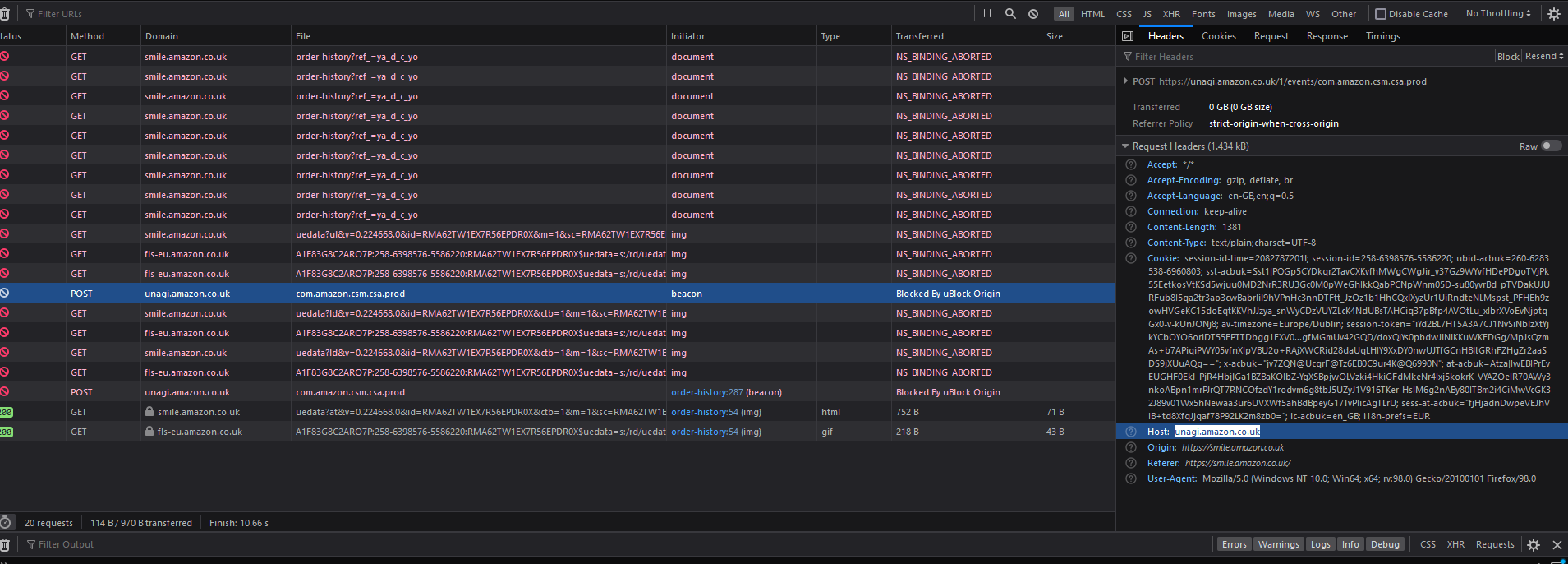 smile.amazon.co.uk: breakage · Issue #12595 · uBlockOrigin/uAssets · GitHub
