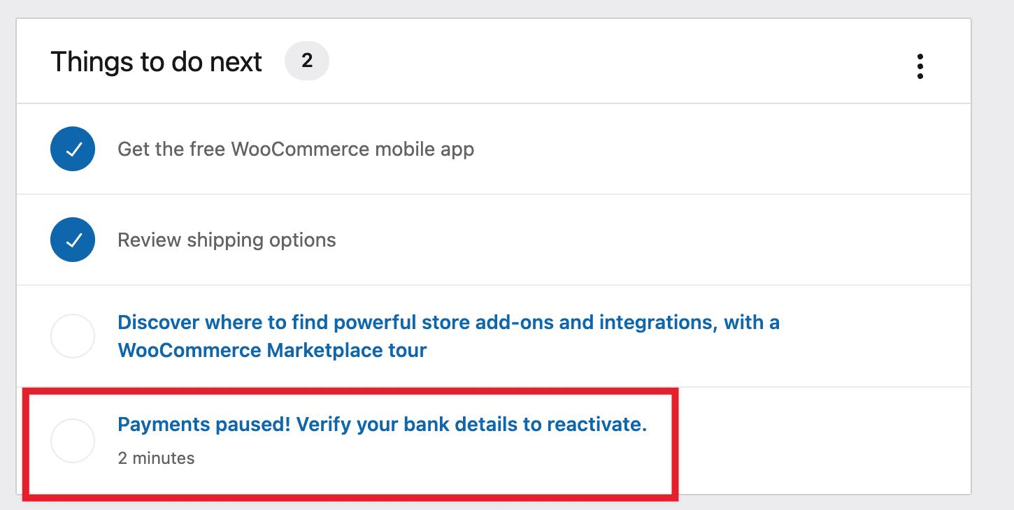 Implement Things To Do for Progressive Onboarding (WC Home) · Issue #5547 · Automattic ...