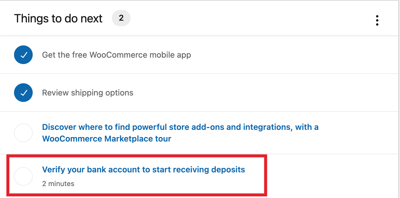 Implement Things To Do for Progressive Onboarding (WC Home) · Issue #5547 · Automattic ...
