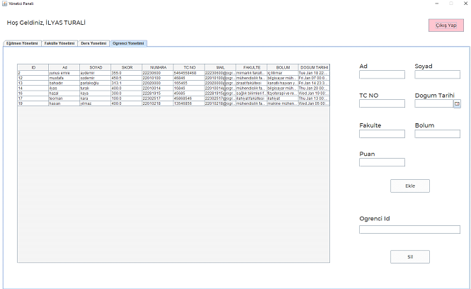 GitHub - ilyascant/University-Management-System-3rd-Semester-Project ...