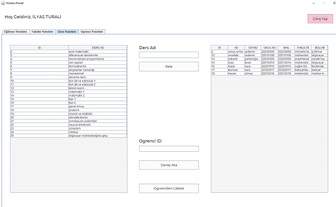 GitHub - ilyascant/University-Management-System-3rd-Semester-Project ...