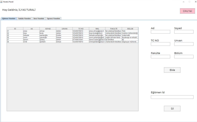 GitHub - ilyascant/University-Management-System-3rd-Semester-Project ...