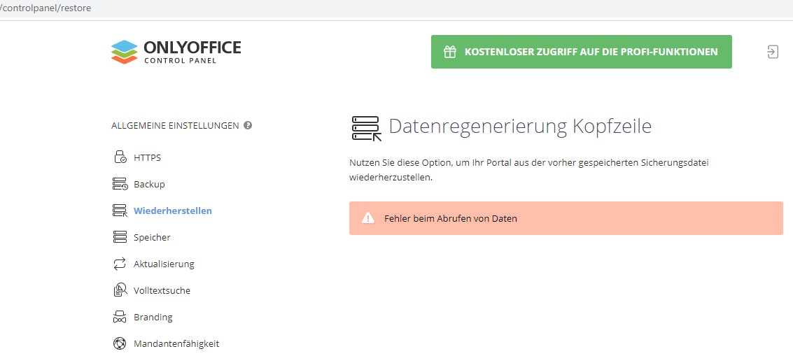 Restore doesn't work · Issue #328 · ONLYOFFICE/CommunityServer · GitHub