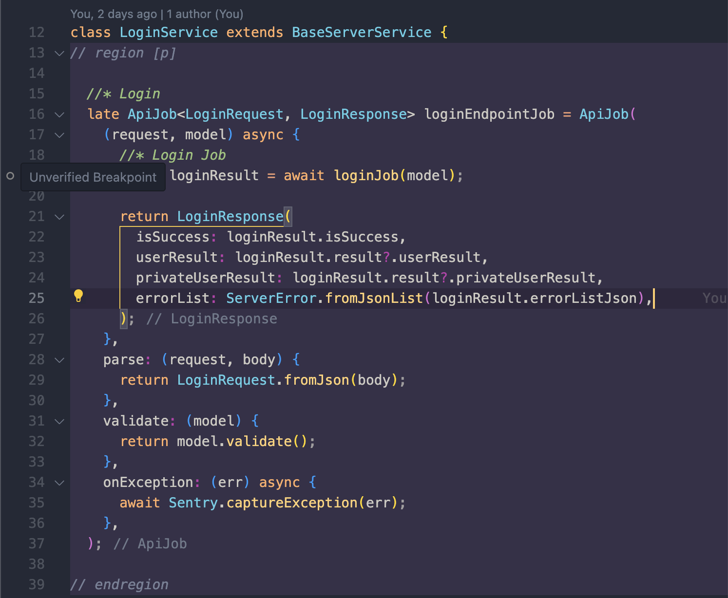 Unverified Breakpoint · Issue 4734 · Dart Code Dart Code · Github
