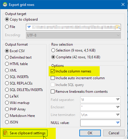 copy-as >SQL INSERTs generate wrong SQL-Code, if datacolumns are hidden · Issue #1357 · HeidiSQL ...