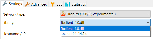 Firebird / InterBase - Be able to explicitly provide the client DLL (I have 1.5.6, 2, 2.5, 3,.x ...