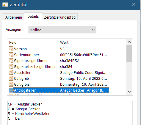 Digital Signature has no company name · Issue #1681 · HeidiSQL/HeidiSQL · GitHub