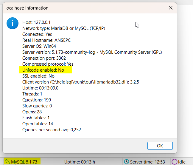Heidisql Version 12 Does Not Handle Special Characters Correctly · Issue 1739 · Heidisql