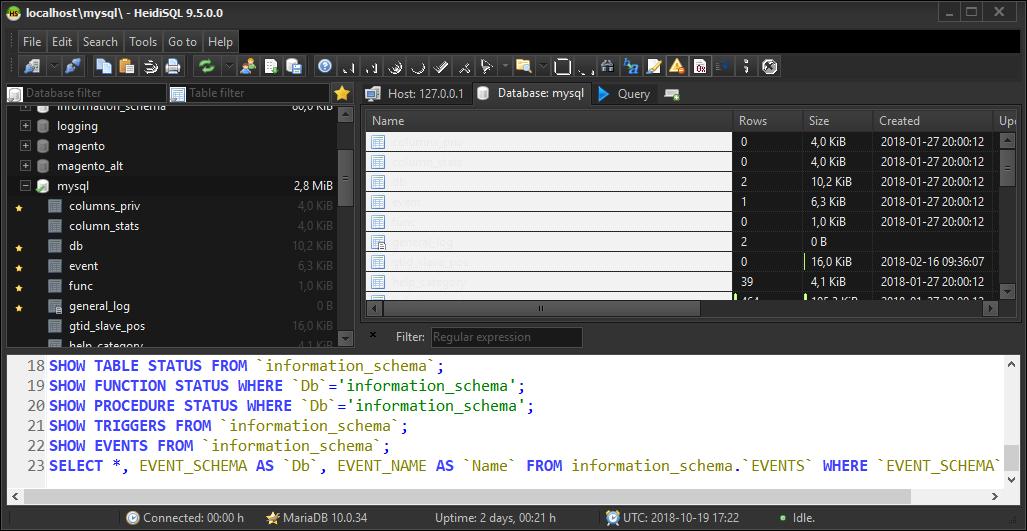 Dark theme for nightly coding sessions · Issue #8 · HeidiSQL/HeidiSQL · GitHub