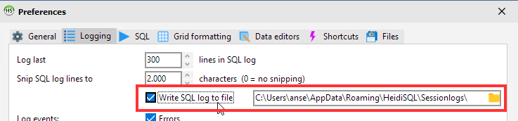 [Feature Request] Record/log changes · Issue #985 · HeidiSQL/HeidiSQL · GitHub
