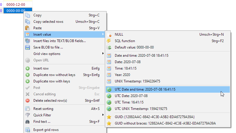 No Utc Date Options · Issue 936 · Heidisqlheidisql · Github