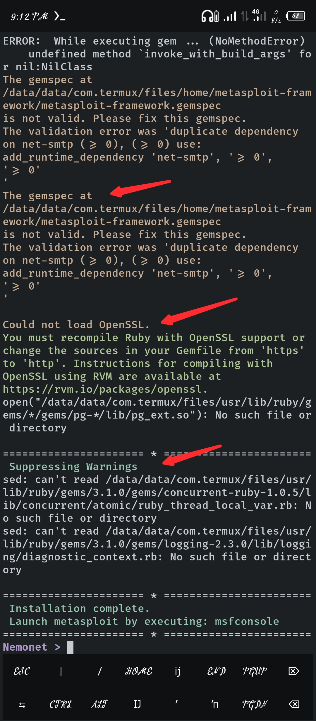 [BUG] · Issue #129 · gushmazuko/metasploit_in_termux · GitHub