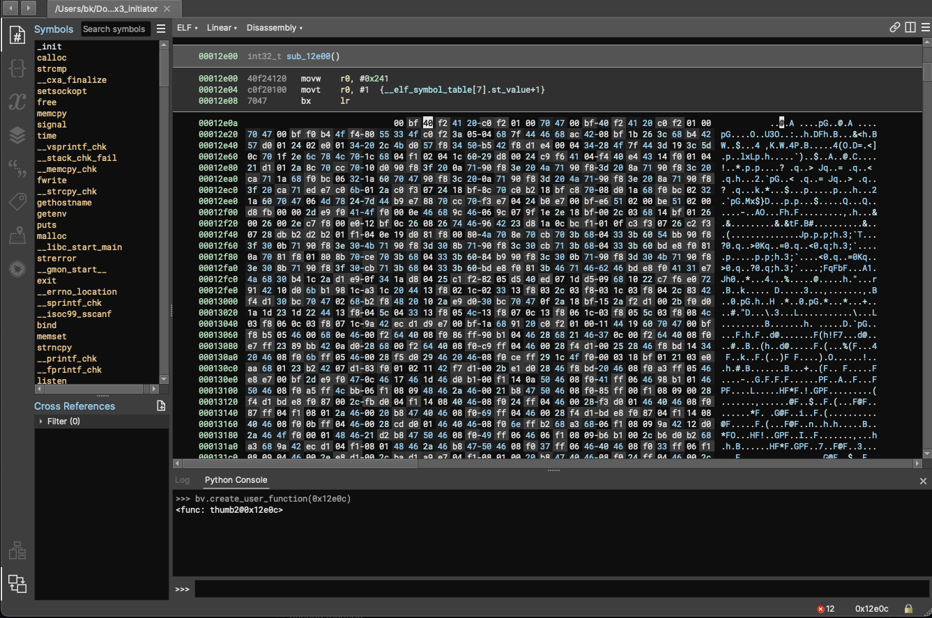 Creating user function with does not update linear disassembly view · Issue #3518 · Vector35 ...