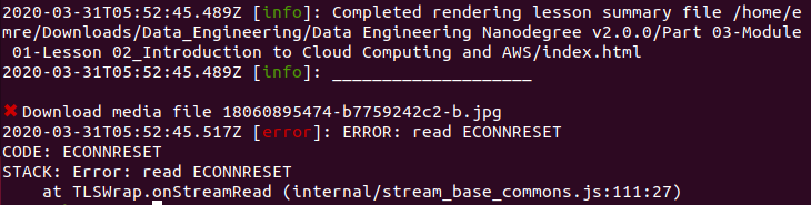 ERROR: read ECONNRESET · Issue #99 · udacimak/udacimak · GitHub