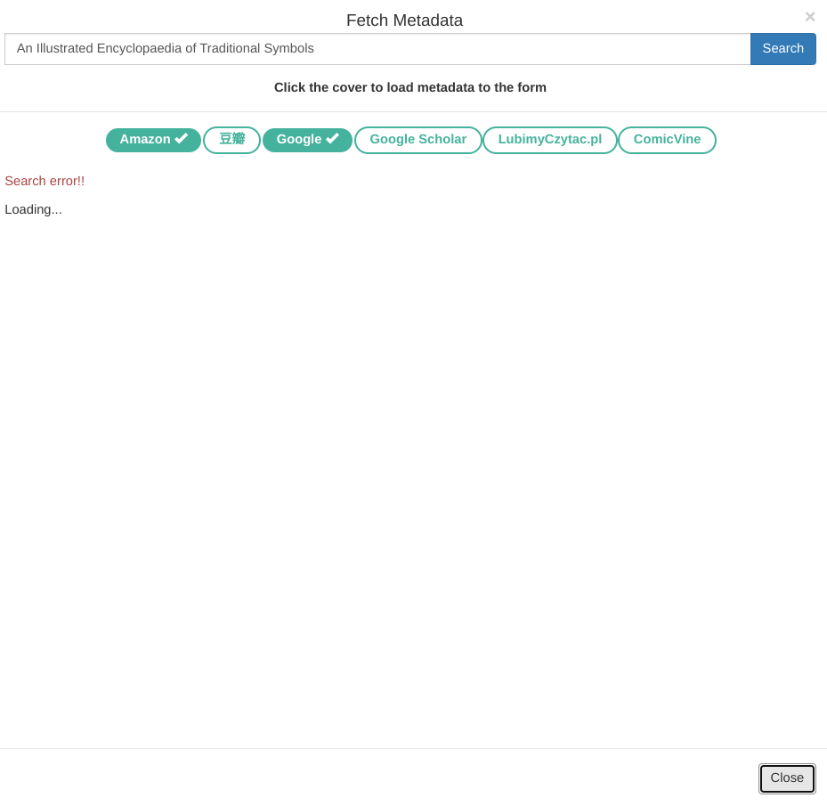Metadata Search and Image issues · Issue #2657 · janeczku/calibre-web ...