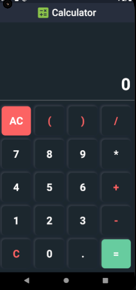 GitHub - KibaOfficial/Flutter_Calculator: Simple Calculator in Flutter