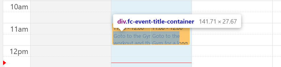 Event width incorrect on timeGridDay view · Issue #5827 · fullcalendar/fullcalendar · GitHub