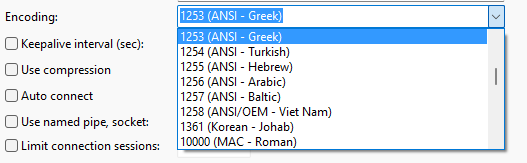 [Feature request] Ability to set connection encoding · Issue #576 · TablePlus/TablePlus-Windows ...