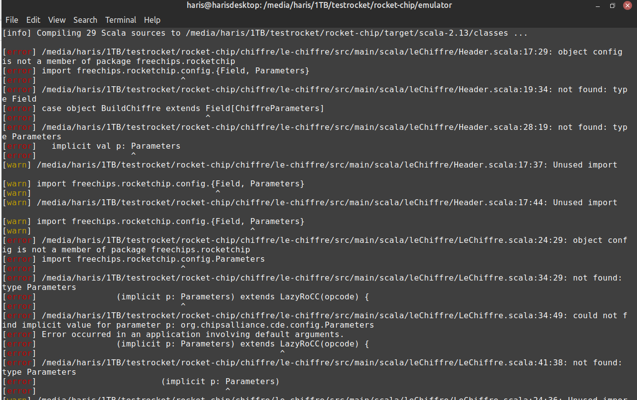 Trying Chiffre in Rocket Chip · Issue #32 · IBM/chiffre · GitHub