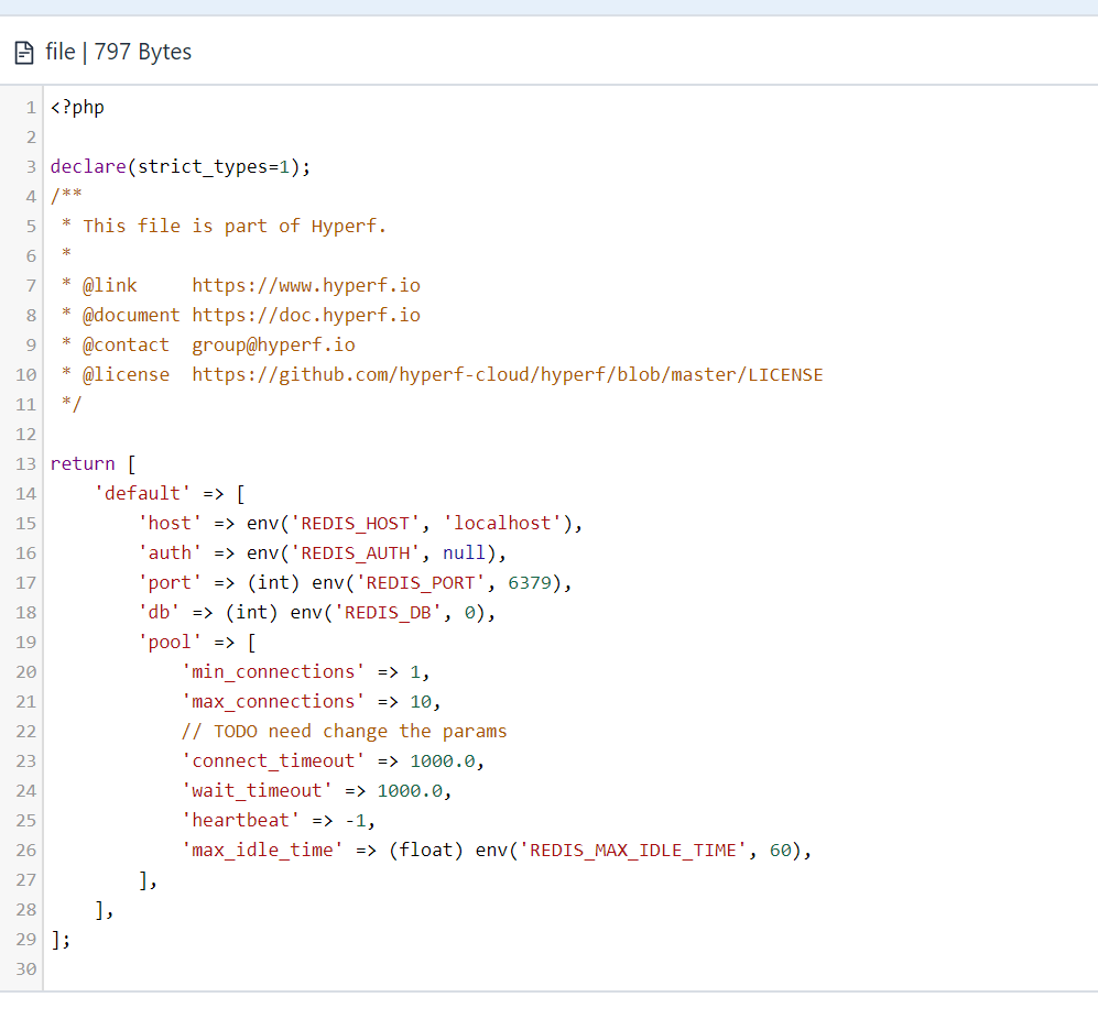 [bug] Redis 链接报错 · Issue 1326 · Hyperf Hyperf · Github