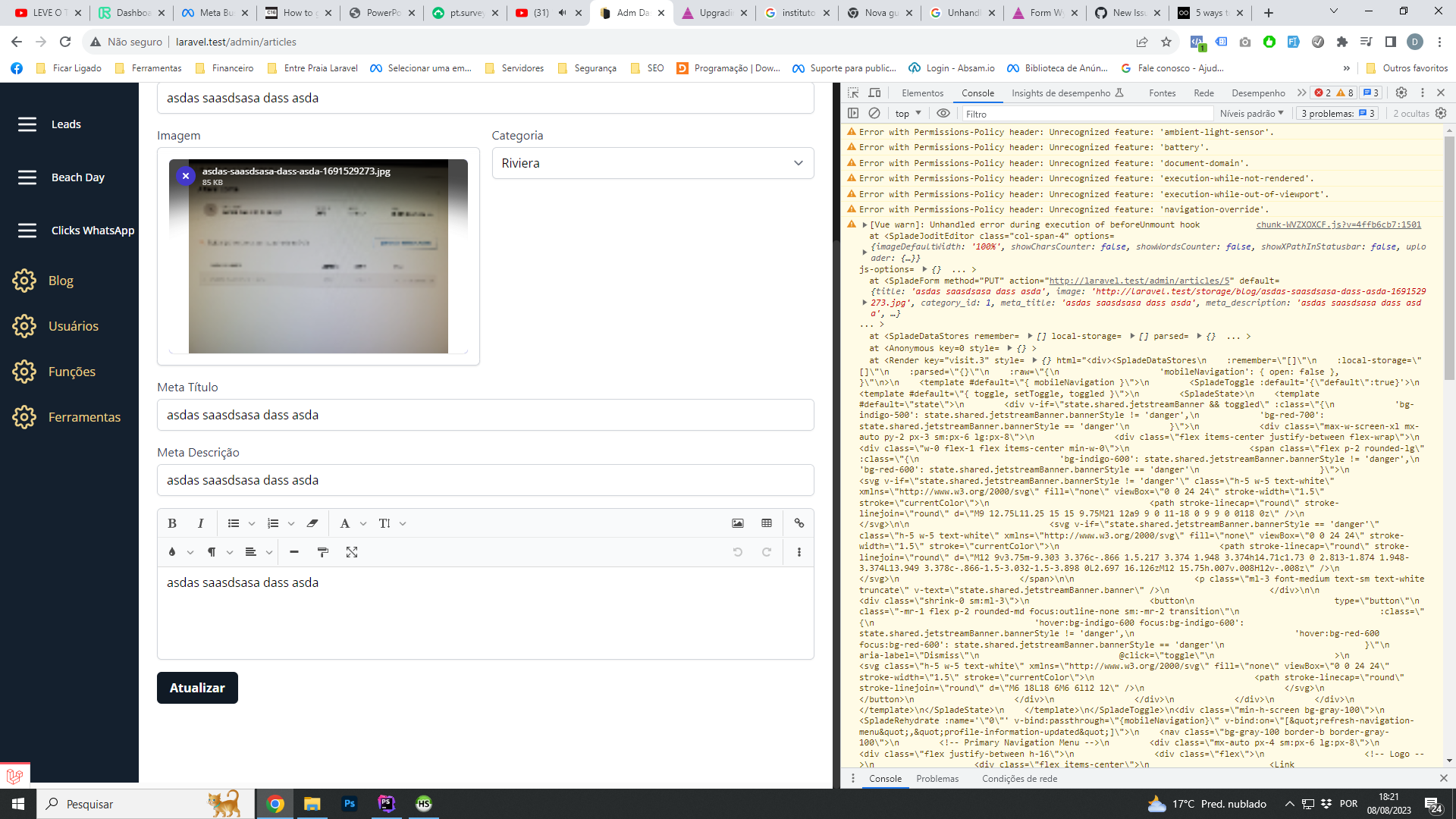 X Splade Wysiwyg Component Error · Issue 495 · Protonemedialaravel Splade · Github 