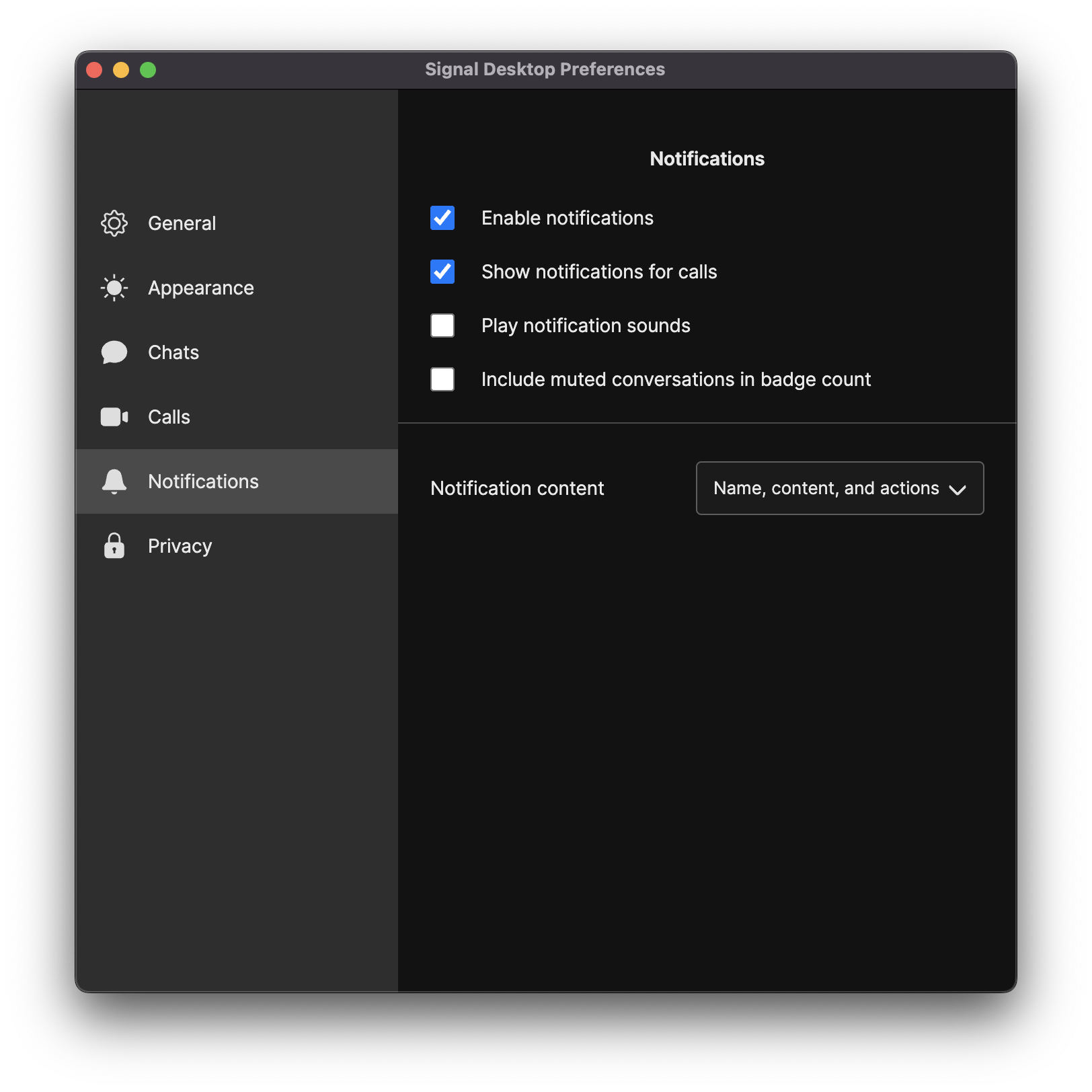 desktop notifications not showing notification content · Issue #5873 · signalapp/Signal-Desktop ...