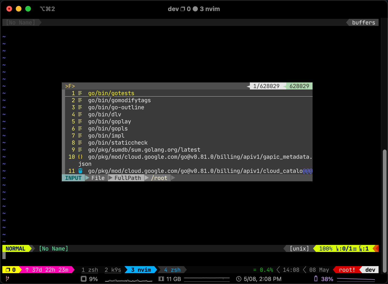 Bug: Powerline render error · Issue #893 · Yggdroot/LeaderF · GitHub