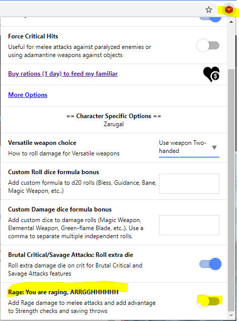 Rage damage not being added to rolls · Issue #169 · kakaroto/Beyond20 · GitHub