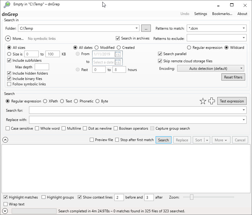 Search fails if "Search in archives" selected · Issue #756 · dnGrep/dnGrep · GitHub