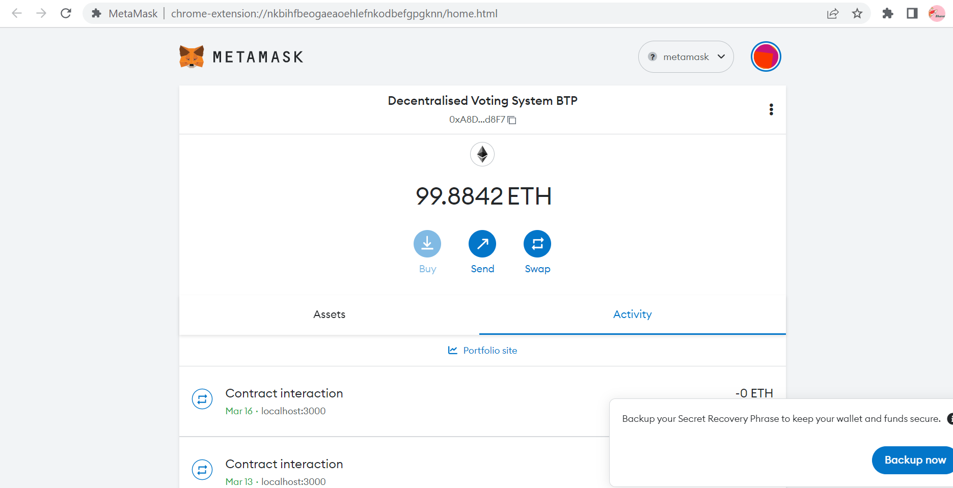 GitHub - YogeshJoshi10072000/Decentralized_Voting_System