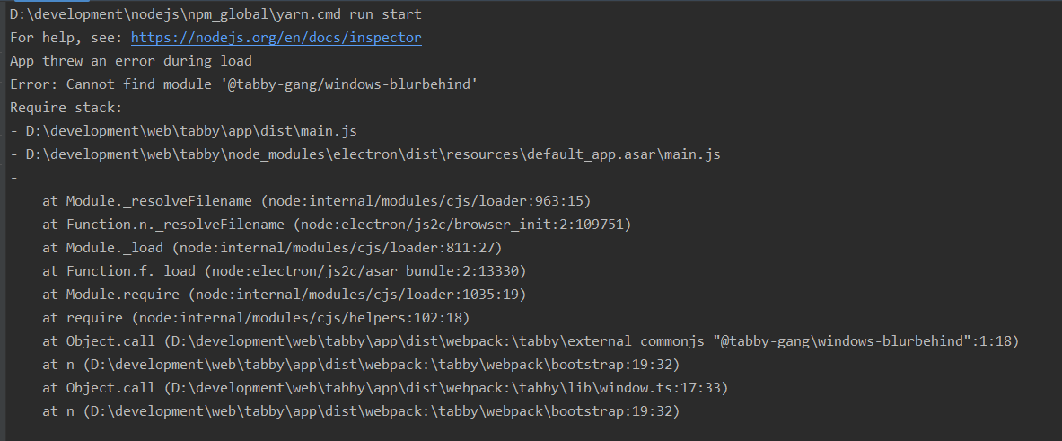 About start · Issue #8084 · Eugeny/tabby · GitHub