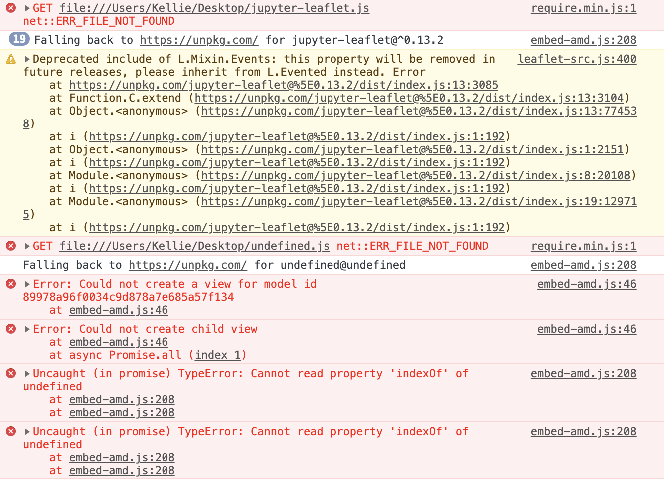 Bug: ipyleaflet save via embed_minimal_html fails to plot layers · Issue #761 · jupyter-widgets ...