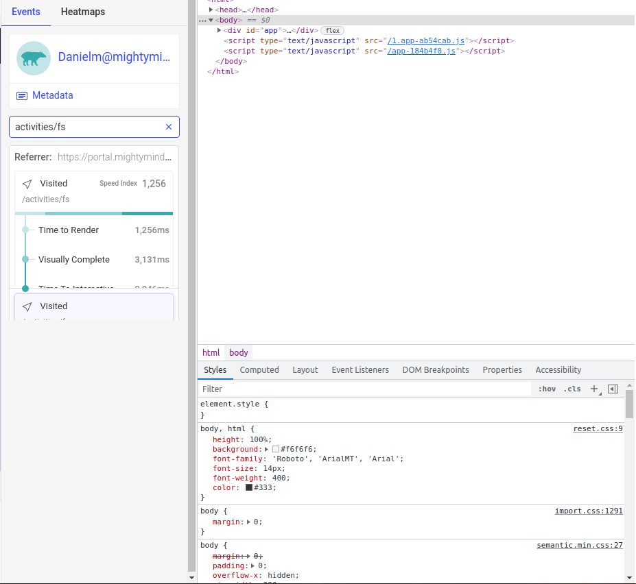 Styling issue within session display · Issue #148 · openreplay/openreplay · GitHub