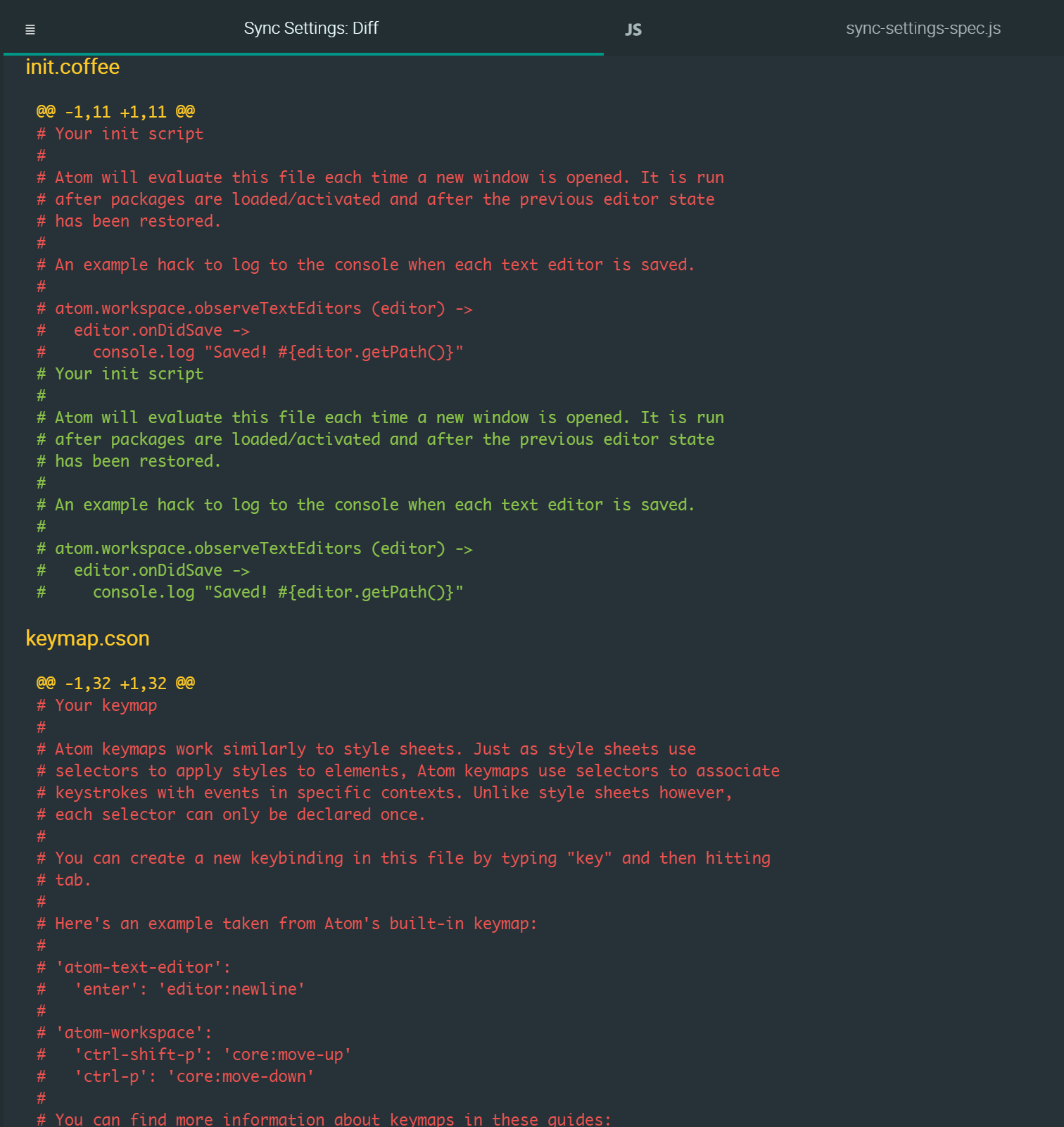 fix: gist auto converting EOL causes wrong diffs result by garyyeap · Pull Request #538 · atom ...