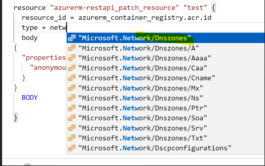 `type` Candidates Case Is Not Same With Restapi Sepc · Issue 11 · Azureazapi Lsp · Github