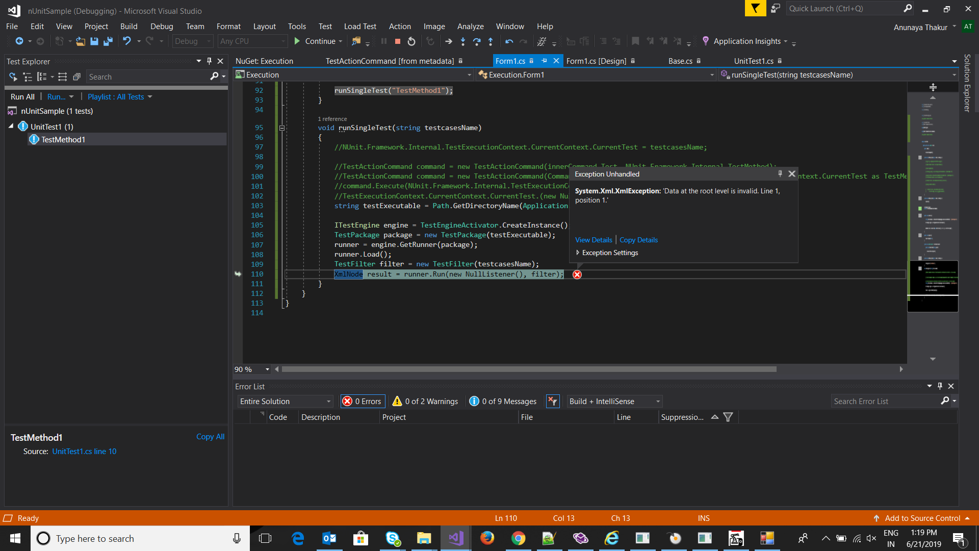 Run A Single Test Programatically · Issue 654 · Nunitnunit Console · Github