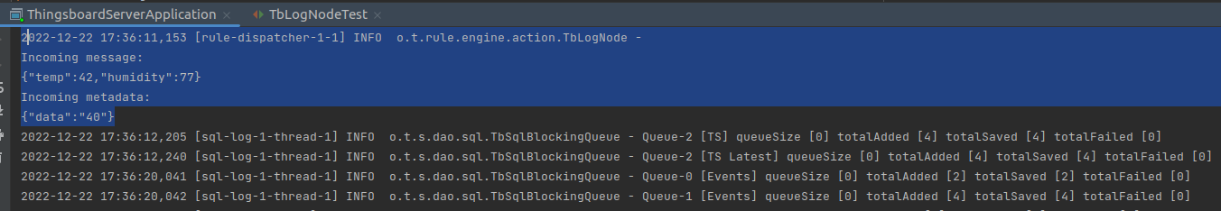 [Bug] Log rule node with TBEL returns standard output ignoring the TBEL script (because standard ...