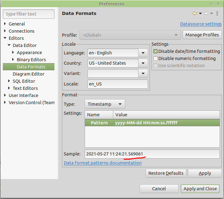 Formatting timestamptz miss zeros by default · Issue #12280 · dbeaver ...