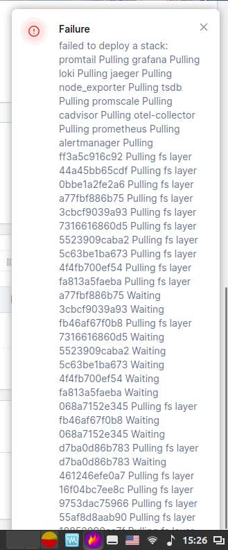 Can not see deployment failure · Issue #7931 · portainer/portainer · GitHub