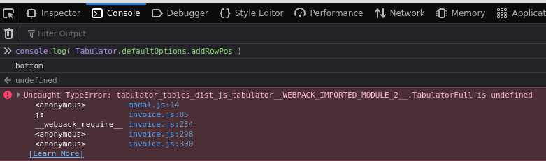 `import {TabulatorFull as Tabulator}` does not work · Issue #4164 · olifolkerd/tabulator · GitHub