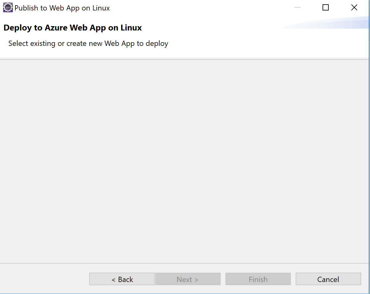 Azure web apps dialog page not showing · Issue #1091 · microsoft/azure-tools-for-java · GitHub